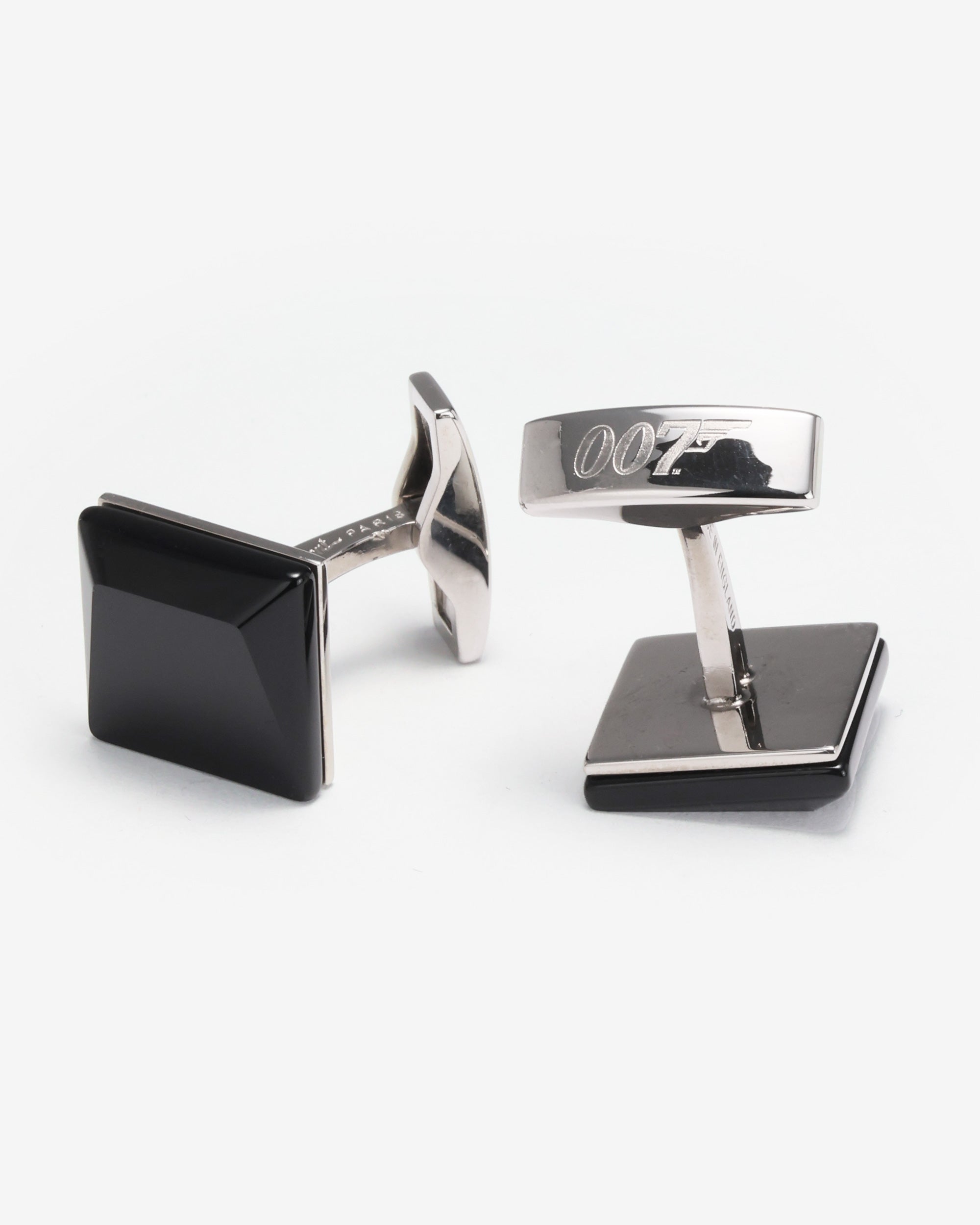 S.T. Dupont 5245 Casino Royale James Bond 007 Palladium Onyx Cufflinks ...